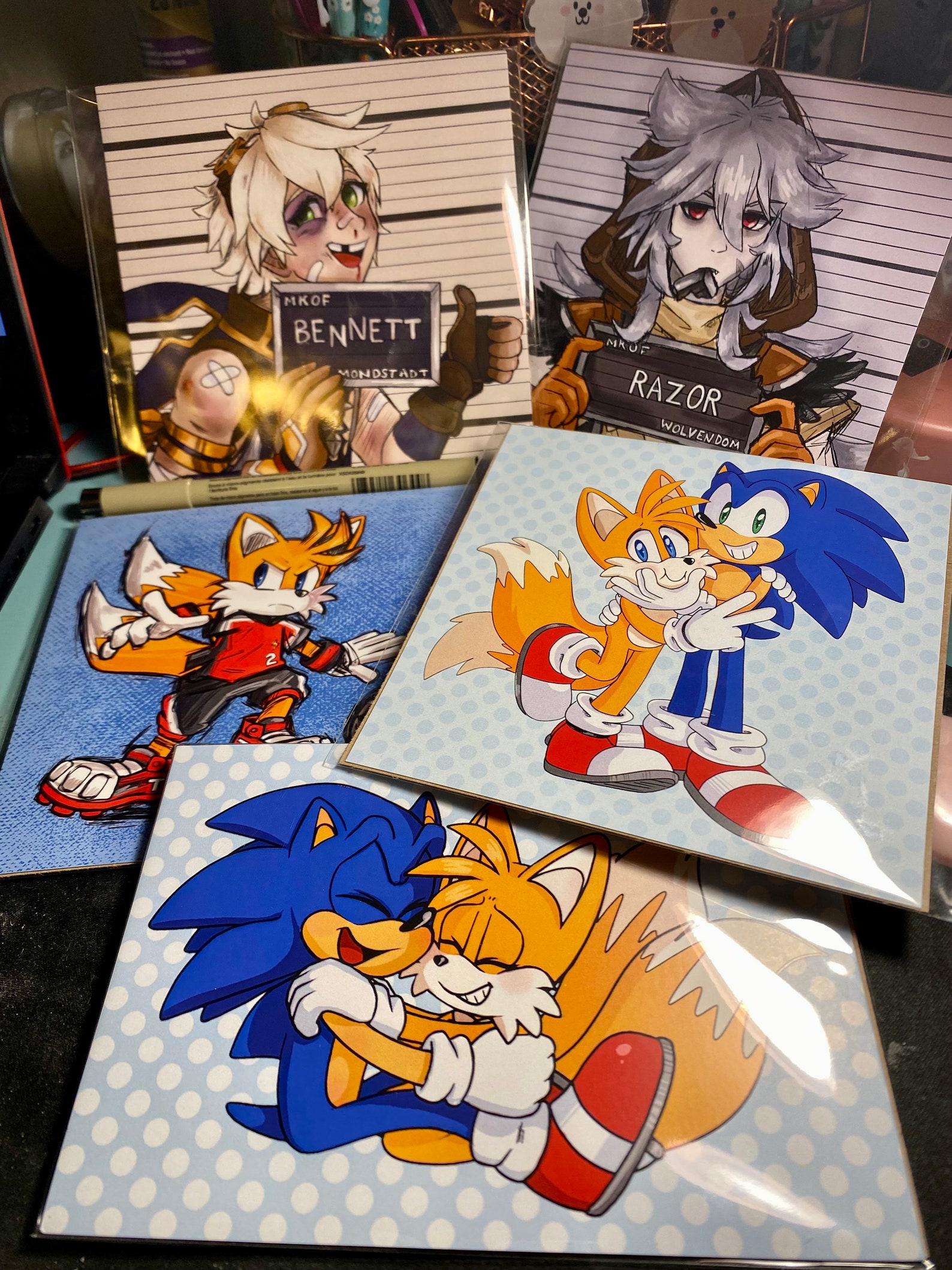 Miles Tails Prower 5x5 Glossy Soccer Print - Etsy