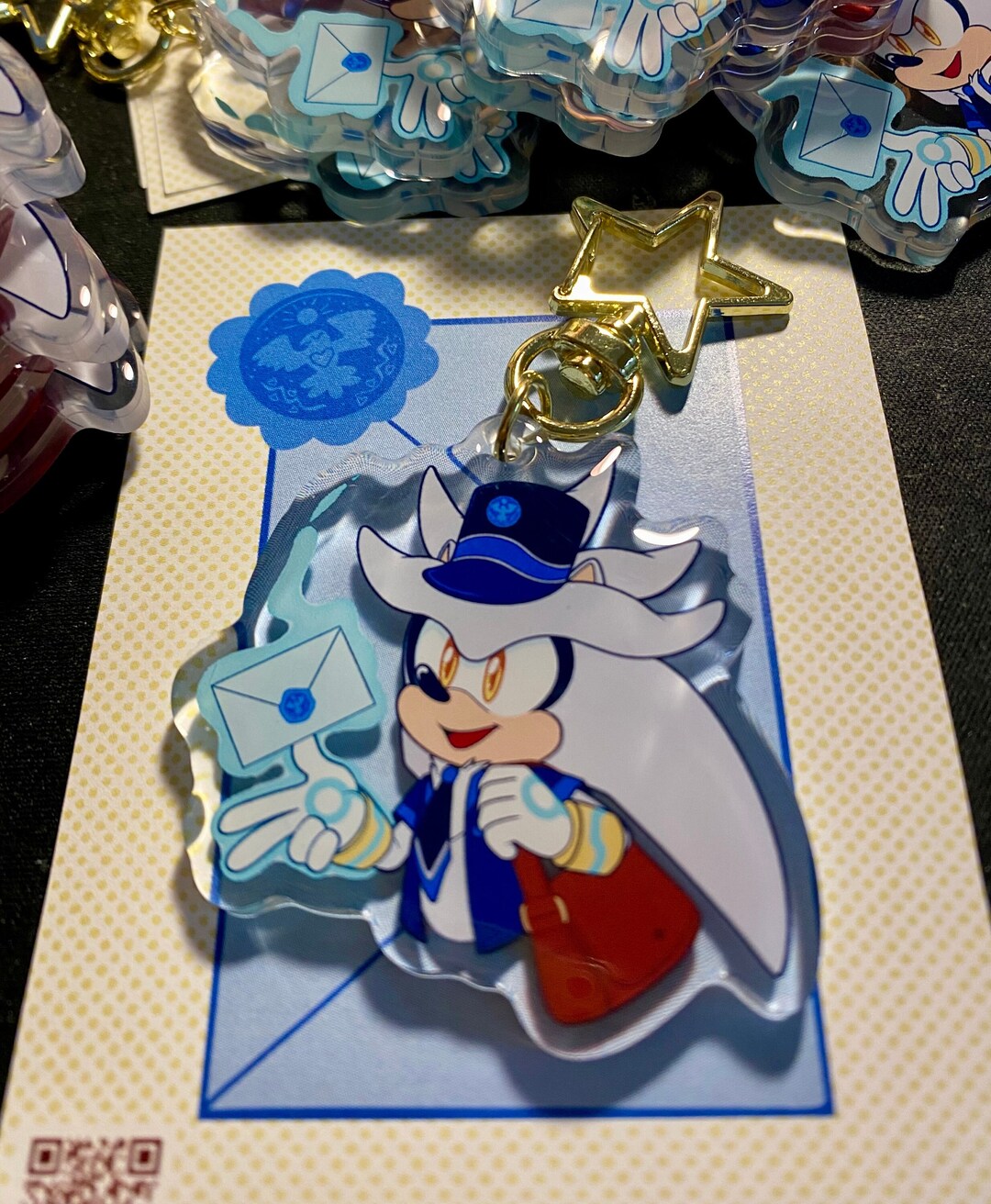 Silver the Hedgehog Mailman Postman Mosth What If 2 Charm - Etsy
