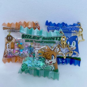 Sonic the Hedgehog Candy Shaker Keychain - Etsy