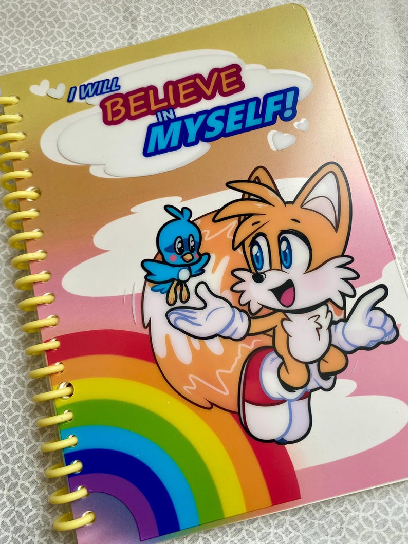 Sonic the Hedgehog or Miles Tails Prower Smart Binder Notebooks Dots ...