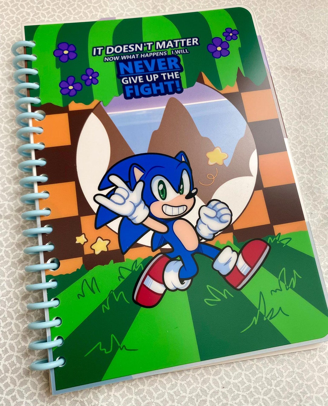 Sonic the Hedgehog or Miles Tails Prower Smart Binder Notebooks Dots ...