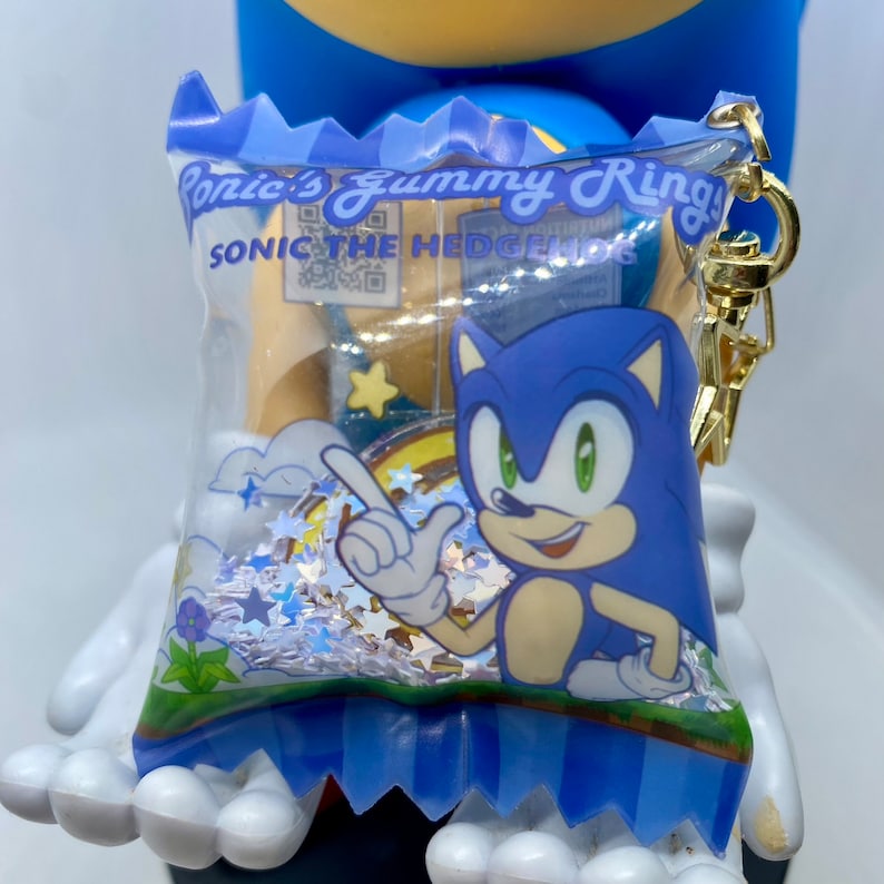Sonic the Hedgehog Candy Shaker Keychain - Etsy