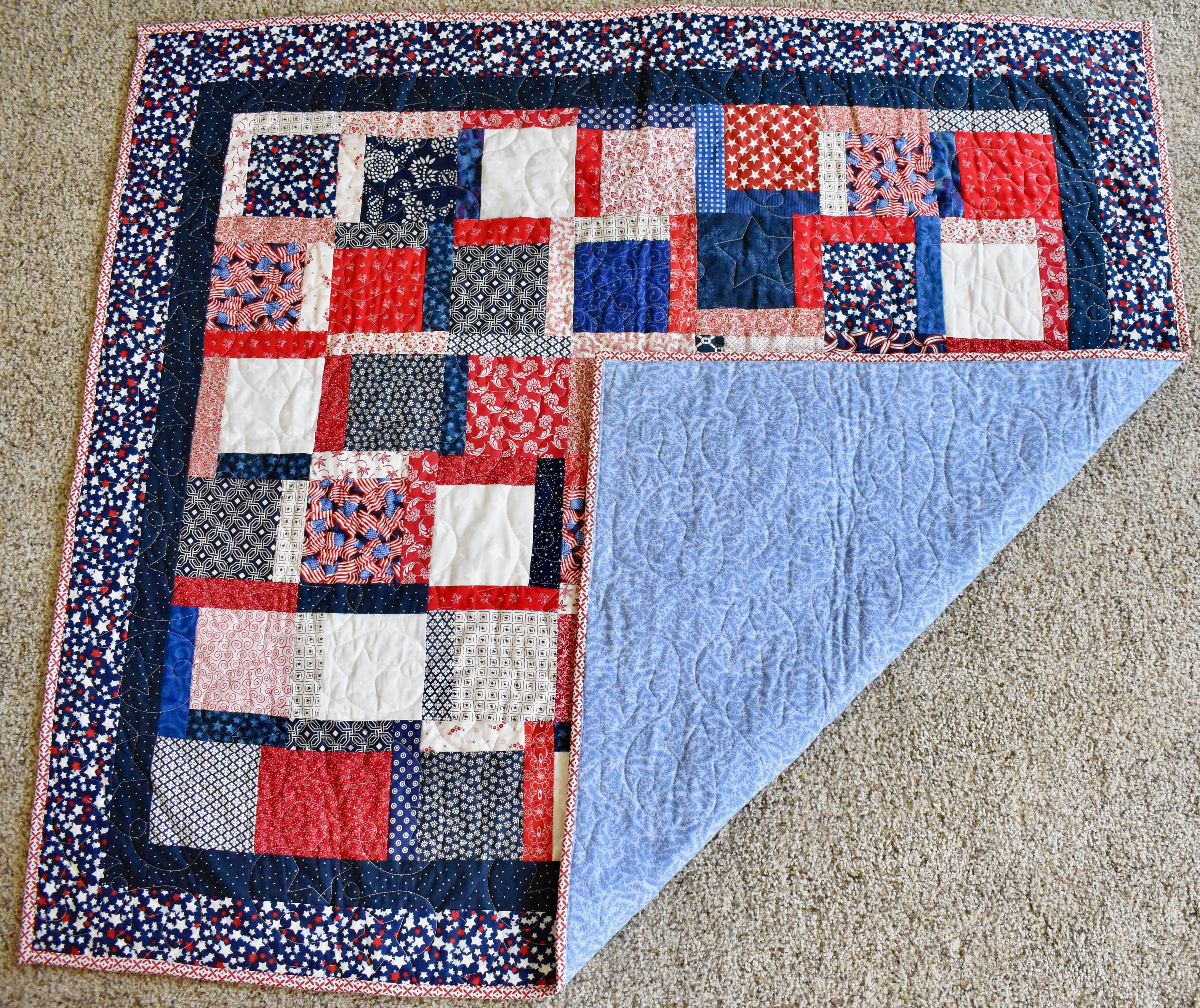 Square Patriotic Quilt Patterns