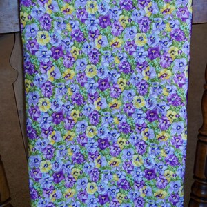 Nine Patch Square Design – LAP or BABY QUILT – Purple and Pastels - Etsy