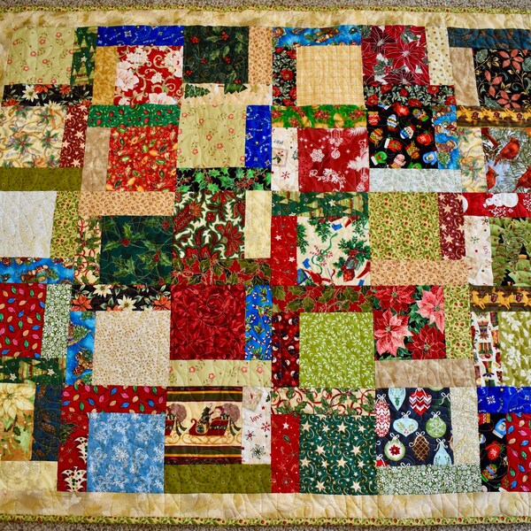 Scrappy Patchwork - Etsy