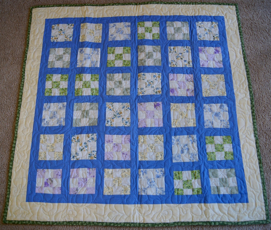 X Marks the Spot Pattern – LAP or BABY QUILT – Pastels - Etsy