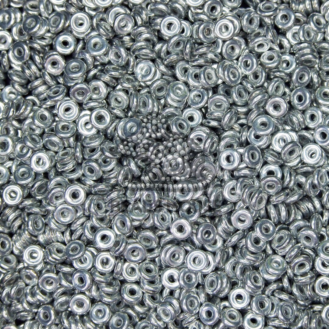 5g O Beads O-ring 3.8x1mm Silver Full Labrador O-ring High Quality ...