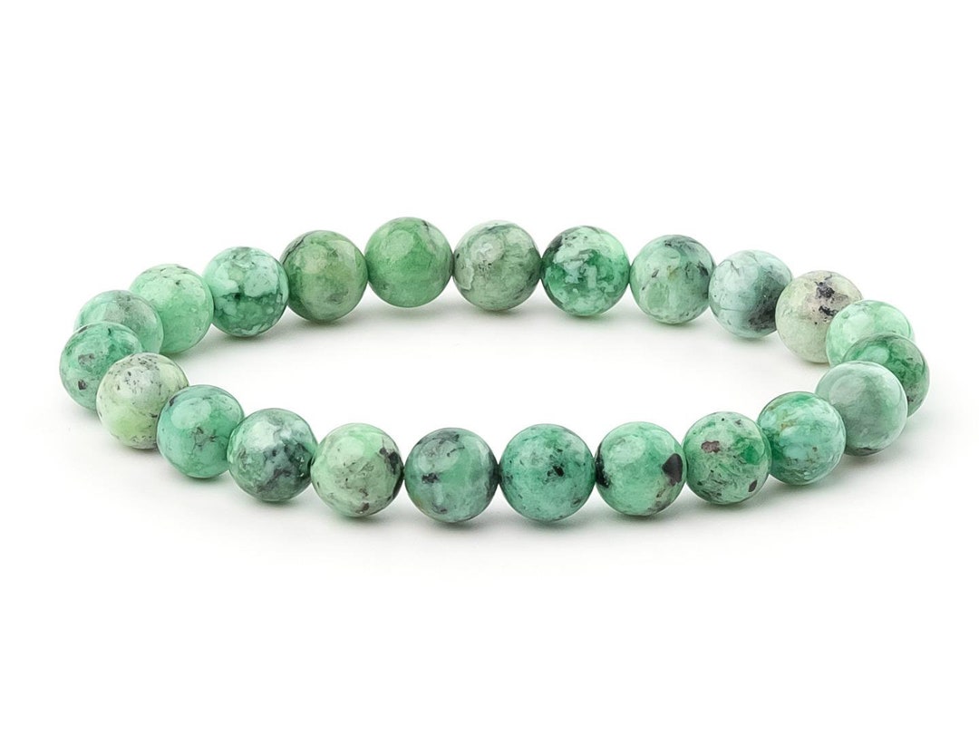 Bracelet variscite de qualité A, pierres précieuses naturelles, chakra ...