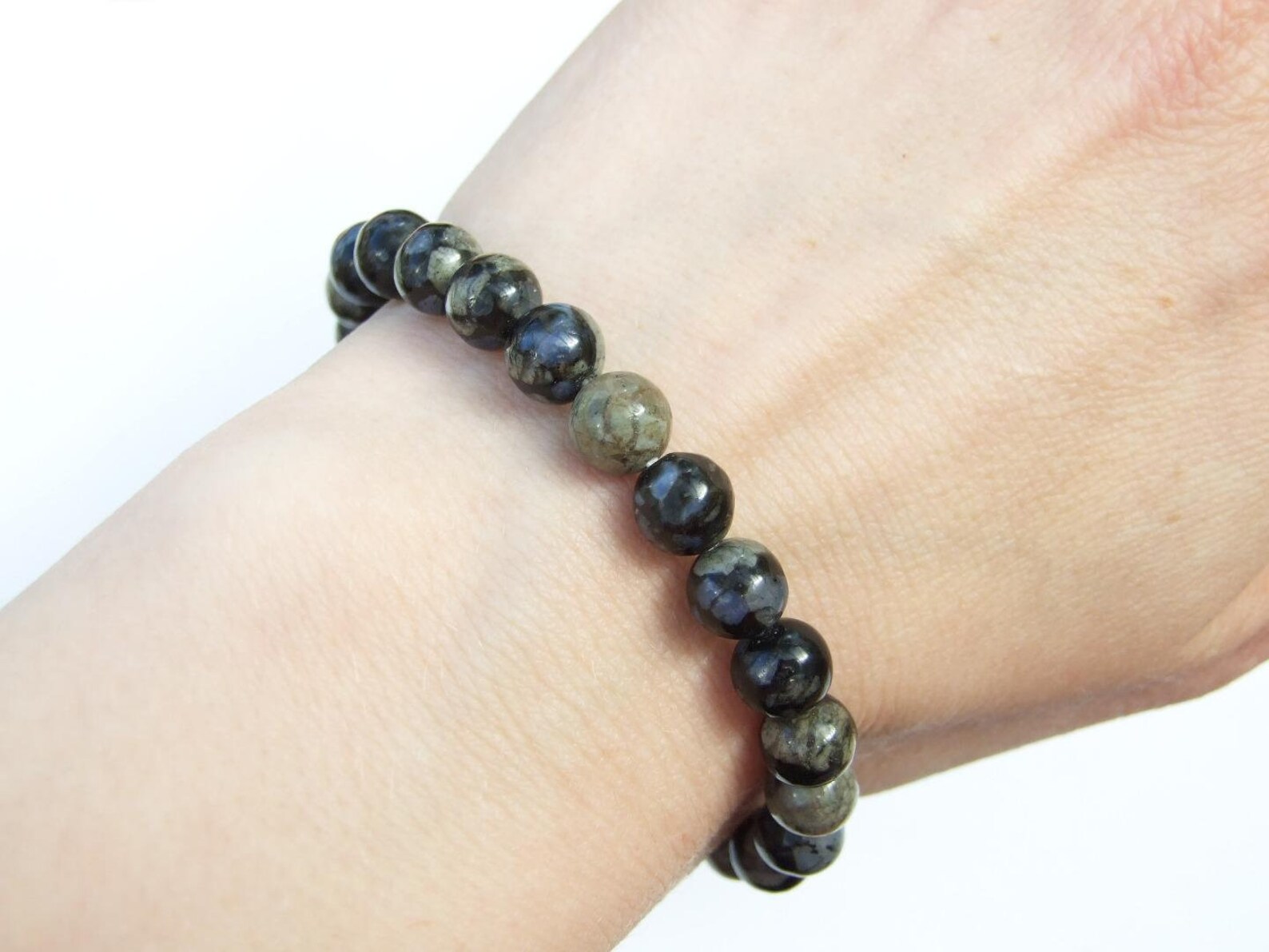 Llanite Rhyolite Que Sera Natural Gemstone Bracelet - Etsy UK