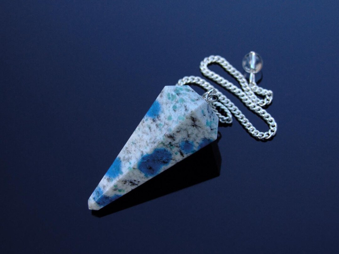 K2nite Pendulum Natural Gemstone Point Dowsing Scrying Divination ...