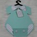 8 Piece Onesie Invitation complete With Hanger and Tags Perfect for ...