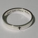 3mm CHRISTIAN CROSS RING Custom Engraved Christian Cross Symbol ...