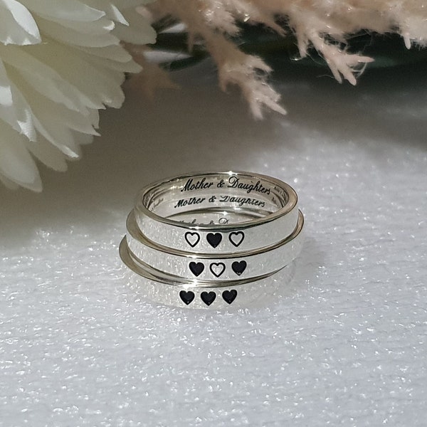 Father Daughter Ring - Etsy