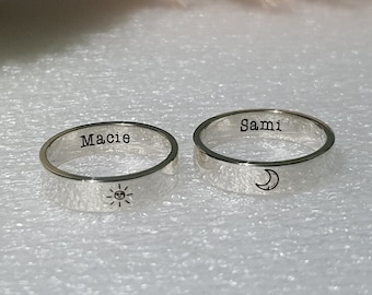 Matching Promise Rings - Etsy