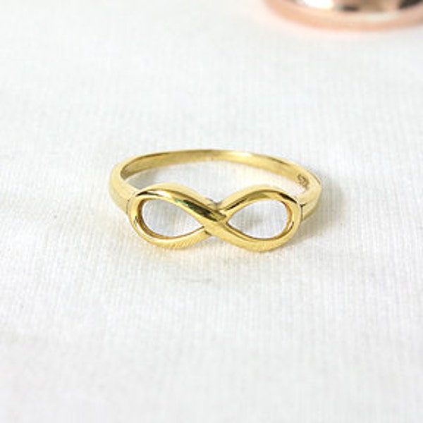 Gold Infinity Ring - Etsy