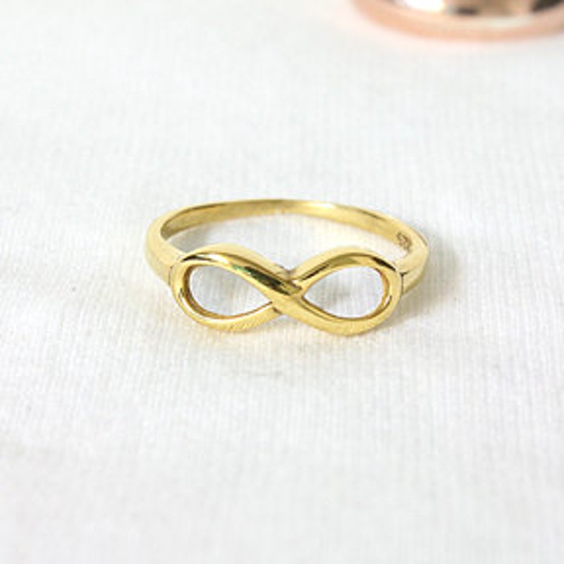 Gold Infinity Ring - Etsy