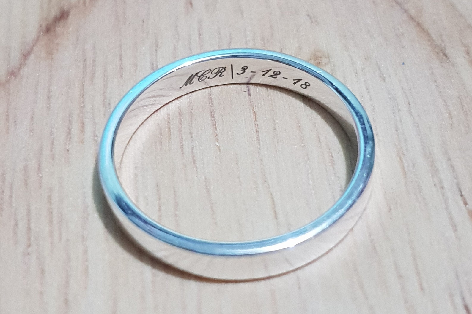 Personalize INSIDE ENGRAVED RING for Woman Custom Engrave - Etsy