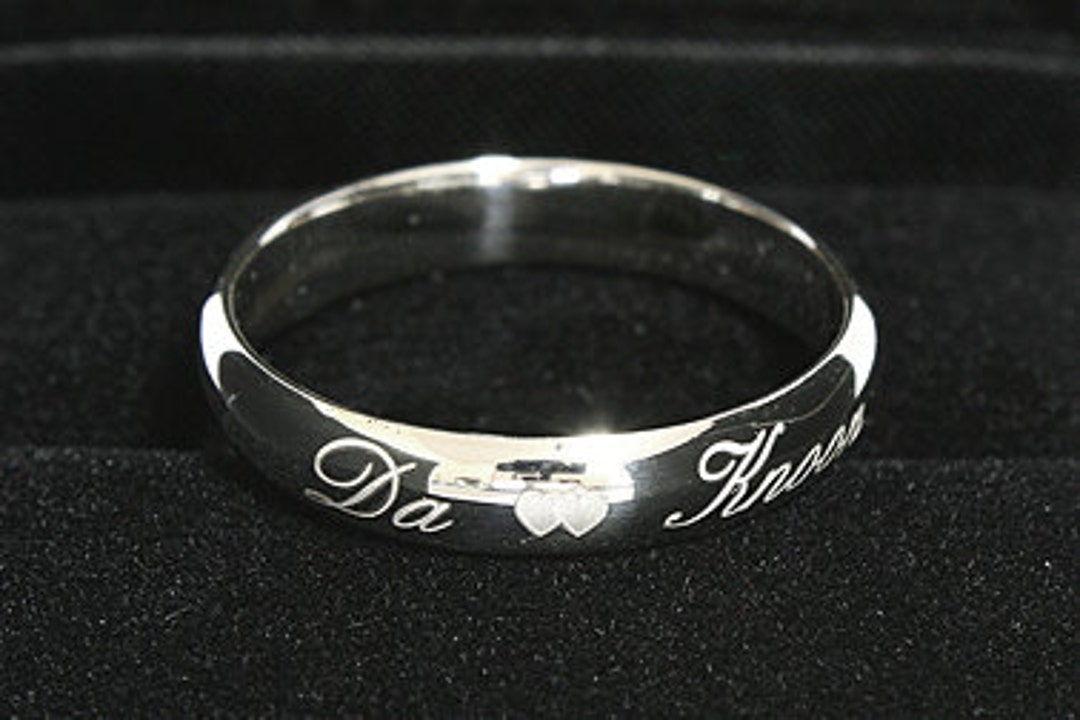 4 Mm SILVER ENGRAVE Ring,personalized Ring,stering Silver Engraved Band ...