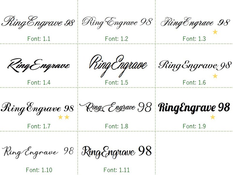 Extra Engrave Characters - Etsy