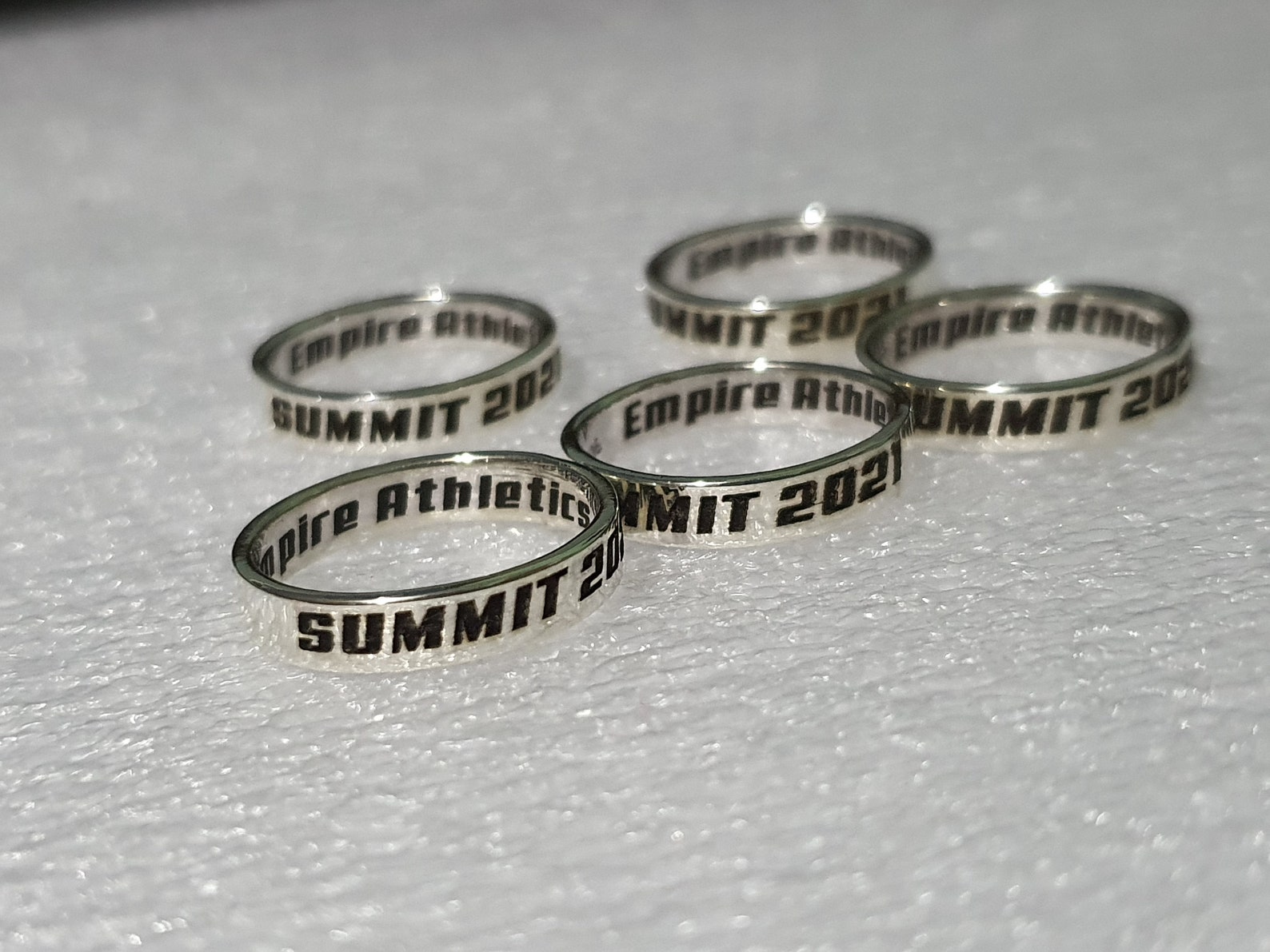 Engrave CUSTOM CHAMPIONSHIP RING Bulk Gifts for Cheer Team Sport Coach ...