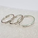 3mm Trio BEST FRIEND RINGS for 3 Friendship Ring for 4 Triple Bff Ring ...
