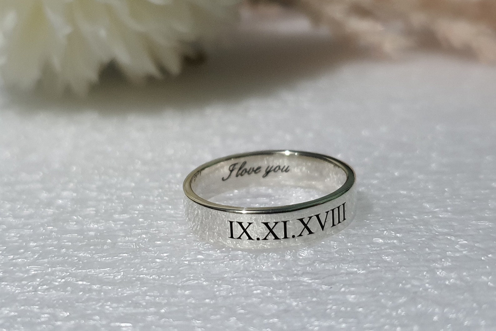 4mm Sterling Silver UNIQUE PROMISE RING for His Her & Lgbtq - Etsy