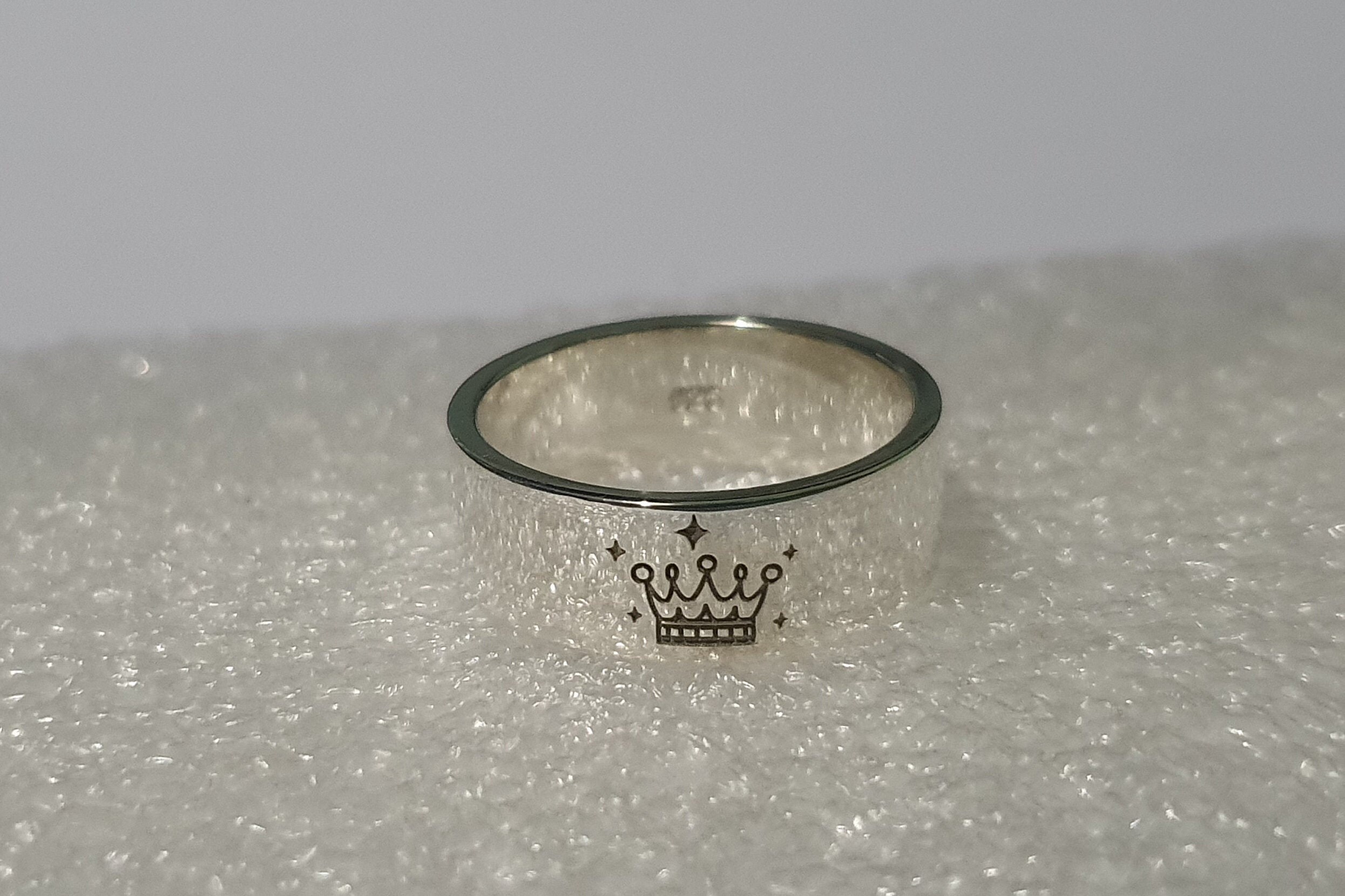 Personalize CUSTOM NAME RING for Men and Woman Sterling Silver Engraved ...