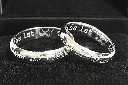 4 mm SILVER ENGRAVE RINGPersonalized ringStering Silver | Etsy