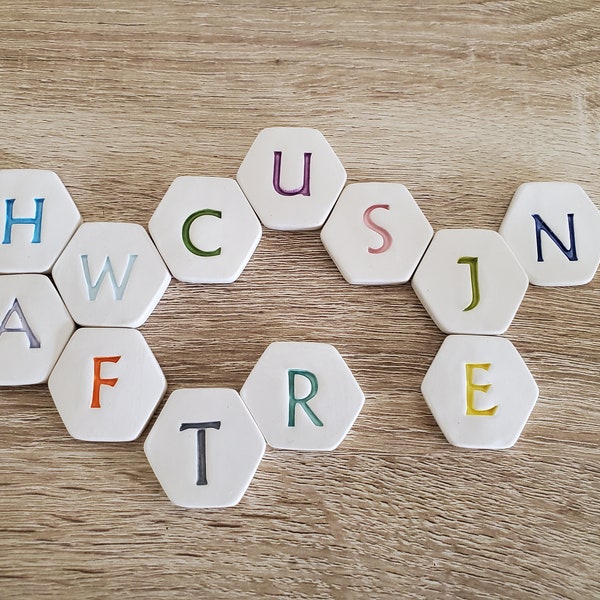 Ceramic Letters - Etsy