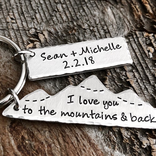 Rocky Mountains Gift Rocky Mountains Colorado Keychain - Etsy