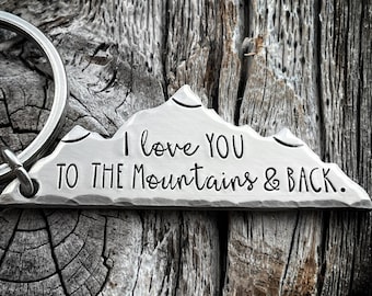 Rocky Mountains Gift Rocky Mountains Colorado Keychain | Etsy