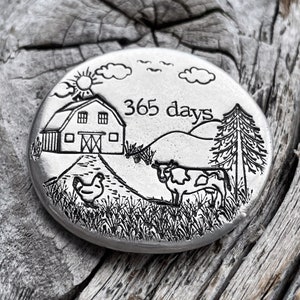 30 Days Sober, 60 Days, 90 Days Sobriety Token, Sobriety Coin ...