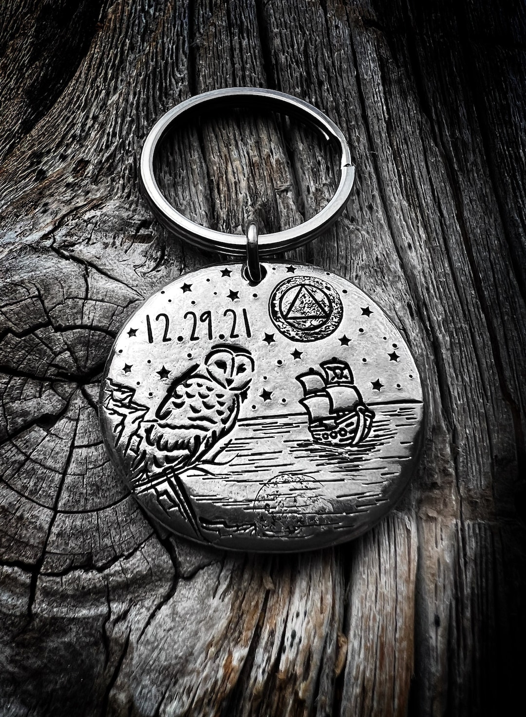 Sobriety Chip, Narcotics Sobriety Token Coin, Alcoholic Sobriety Gift ...