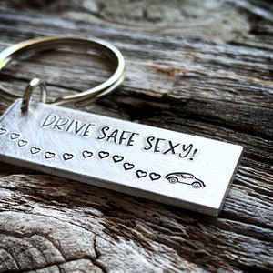 Drive Safe Keychain, Truck Driver Gift, Long Distance Relationship Gift ...