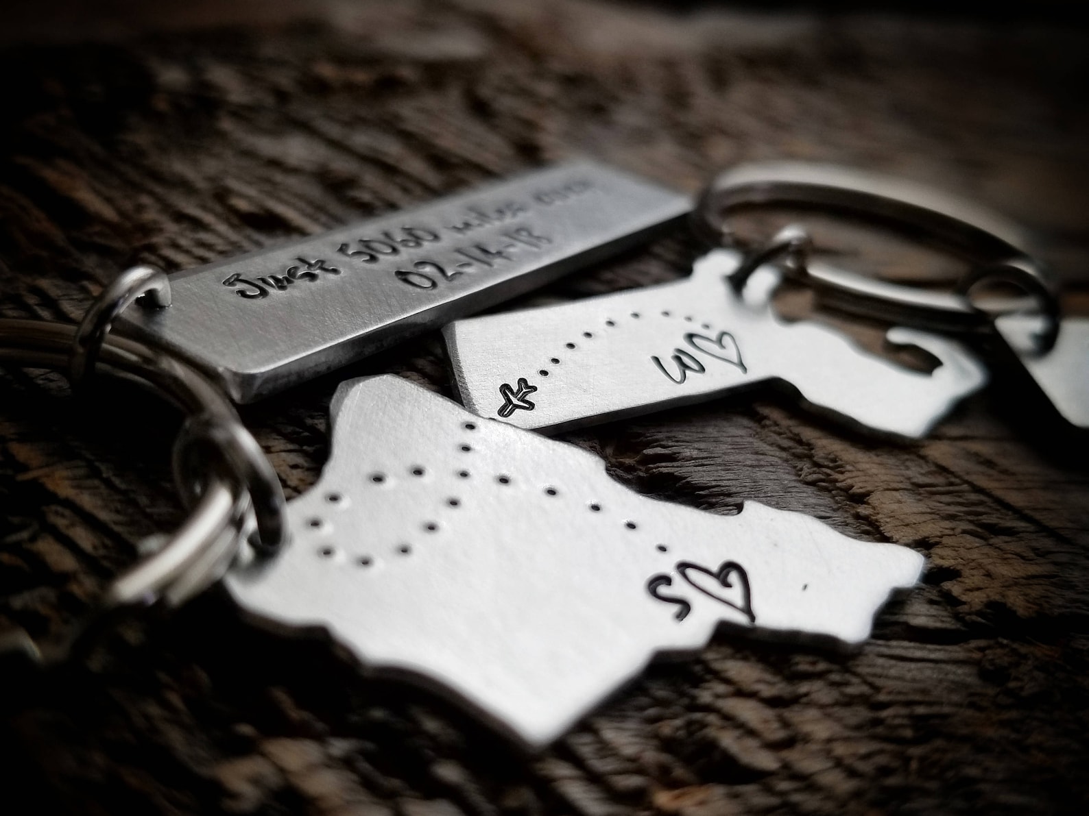 Long Distance Keychain Anniversary Gift for Boyfriend - Etsy