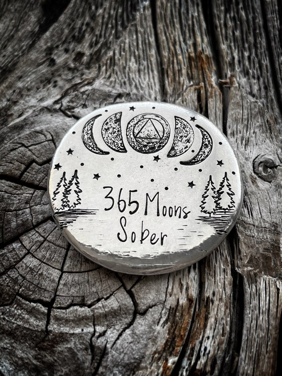 30 Days Sober 60 Days 90 Days Sobriety Token Sobriety Coin - Etsy