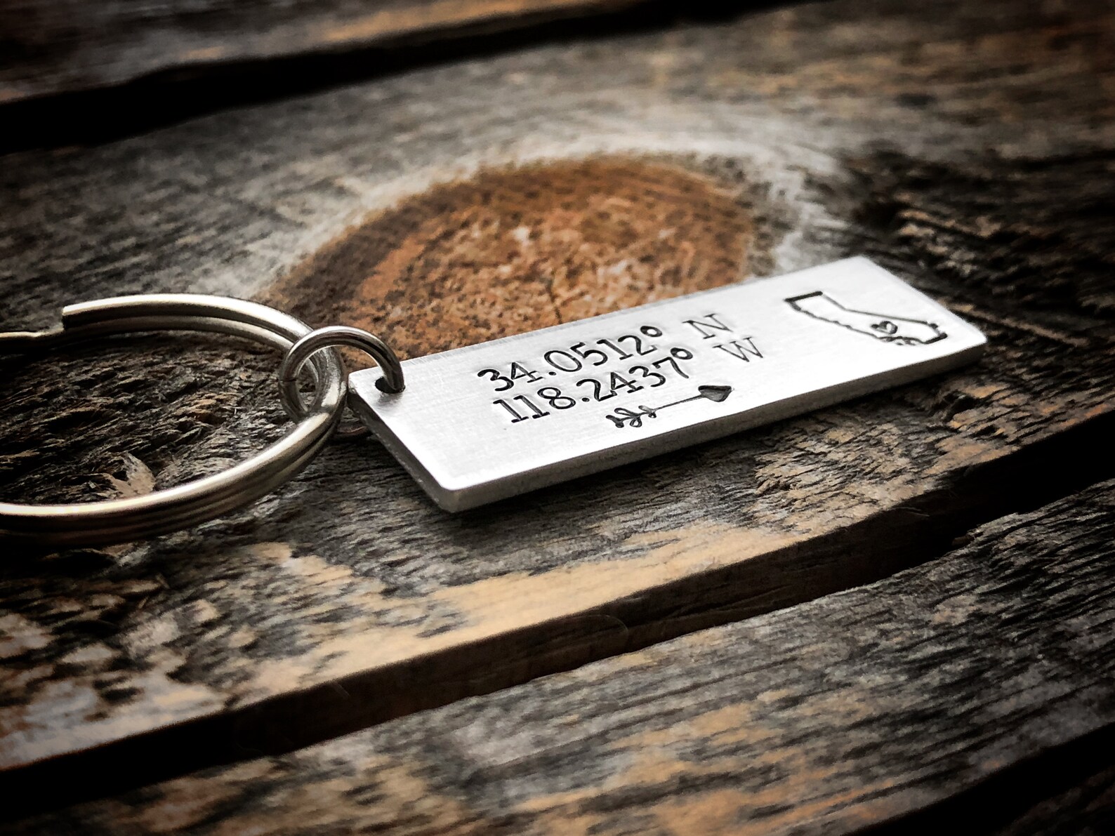 Personalized Gifts Coordinate Keychain Long Distance Relationship Gift ...