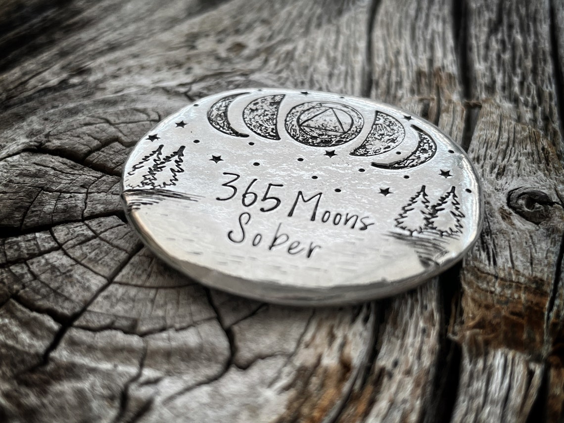 30 Days Sober, 60 Days, 90 Days Sobriety Token, Sobriety Coin ...
