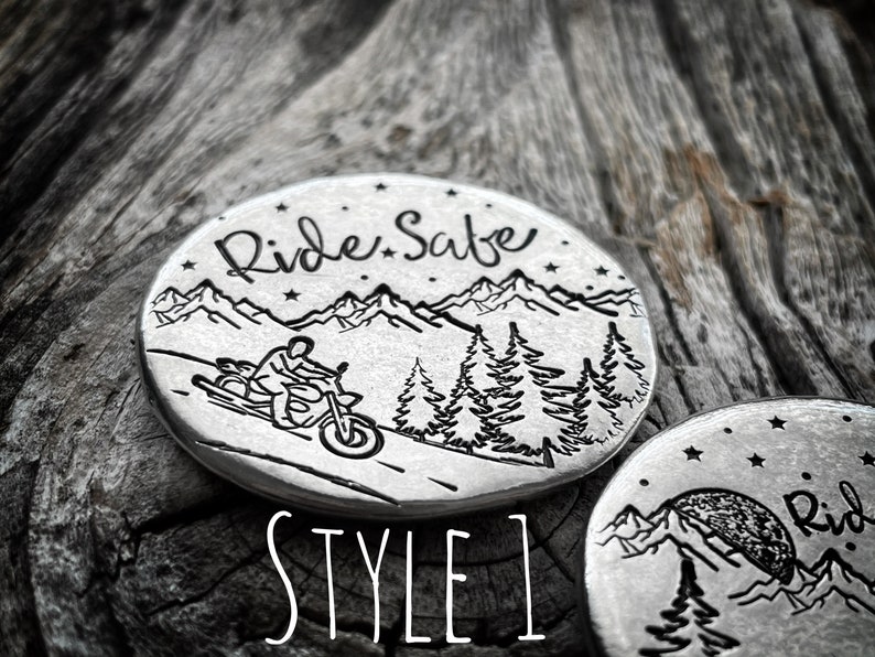 Ride Safe Keychain, Ride Safe Pocket Token, Motorcycle Keychain, Ride ...