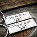 Personalized Tag Keychain All of Me Loves All of You Gift Set Girlfriend Gift Date Keychain Long ...