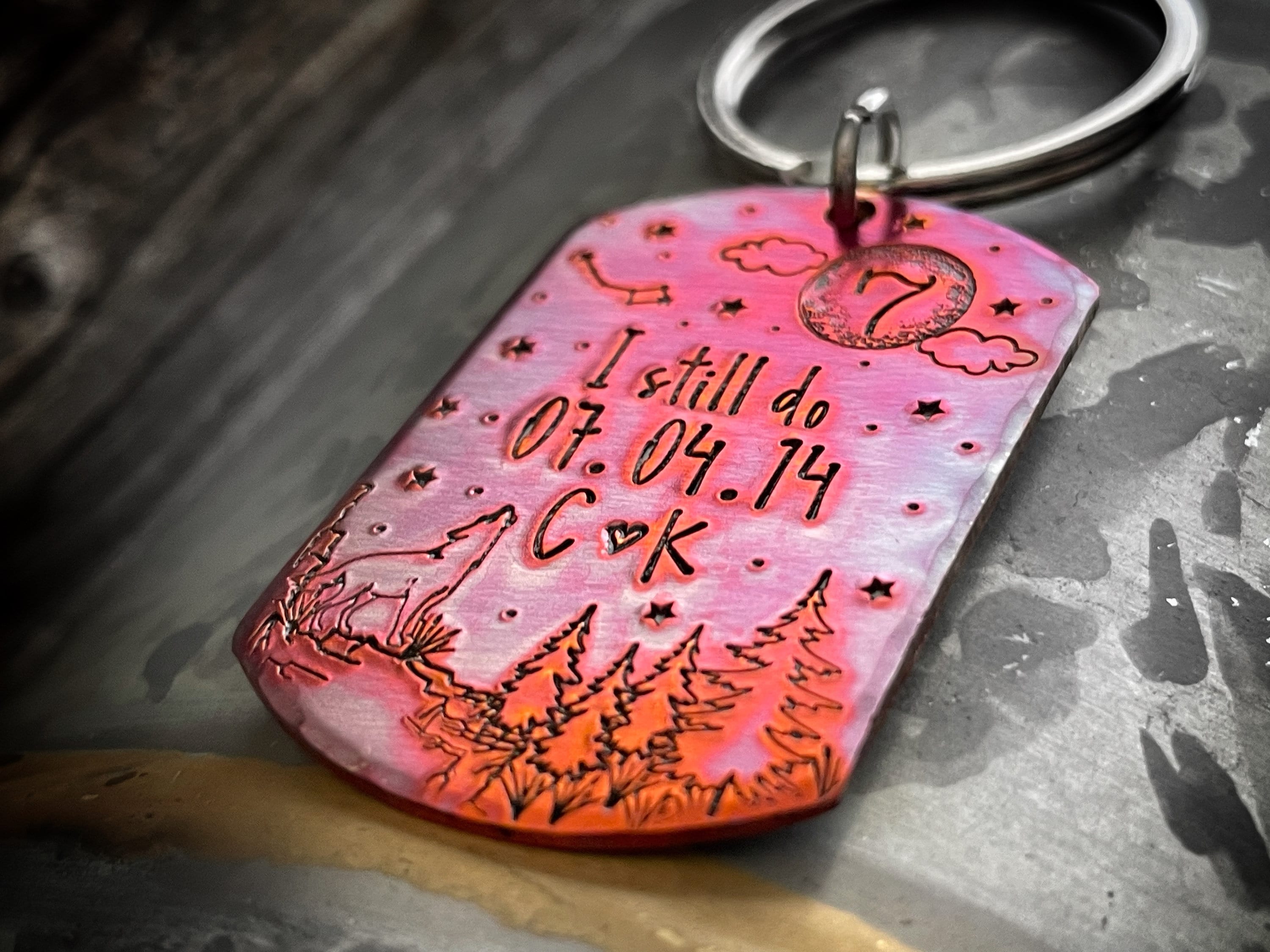 7 year anniversary gift 8 year anniversary gift copper | Etsy