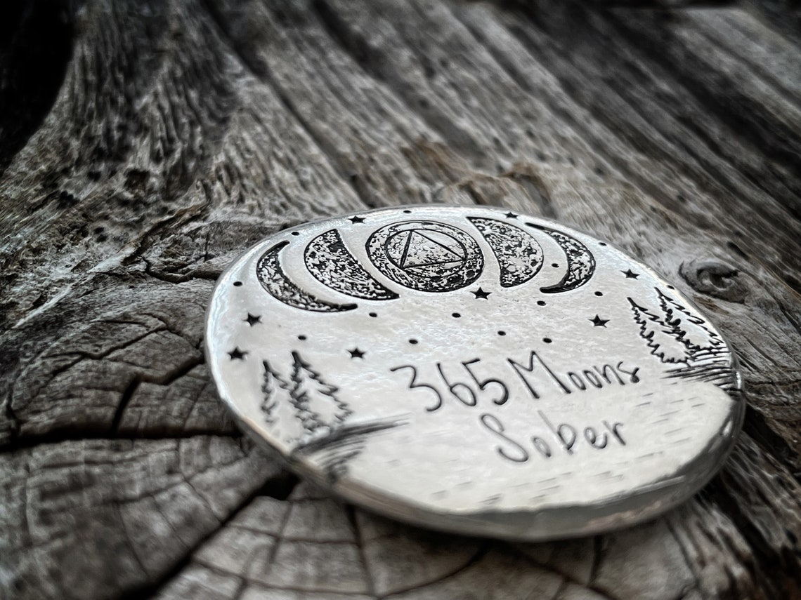 30 Days Sober, 60 Days, 90 Days Sobriety Token, Sobriety Coin ...