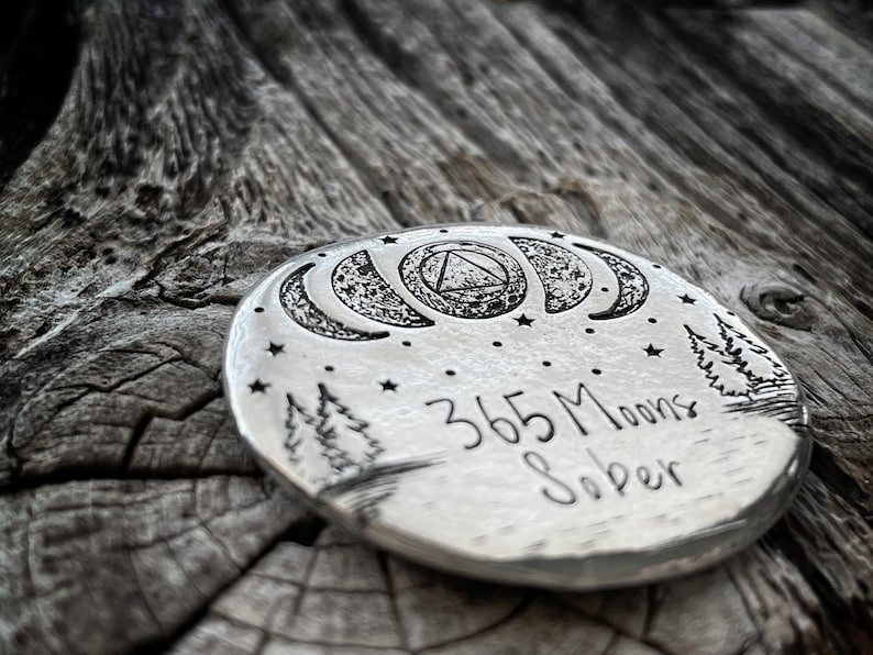 30 Days Sober 60 Days 90 Days Sobriety Token Sobriety Coin | Etsy