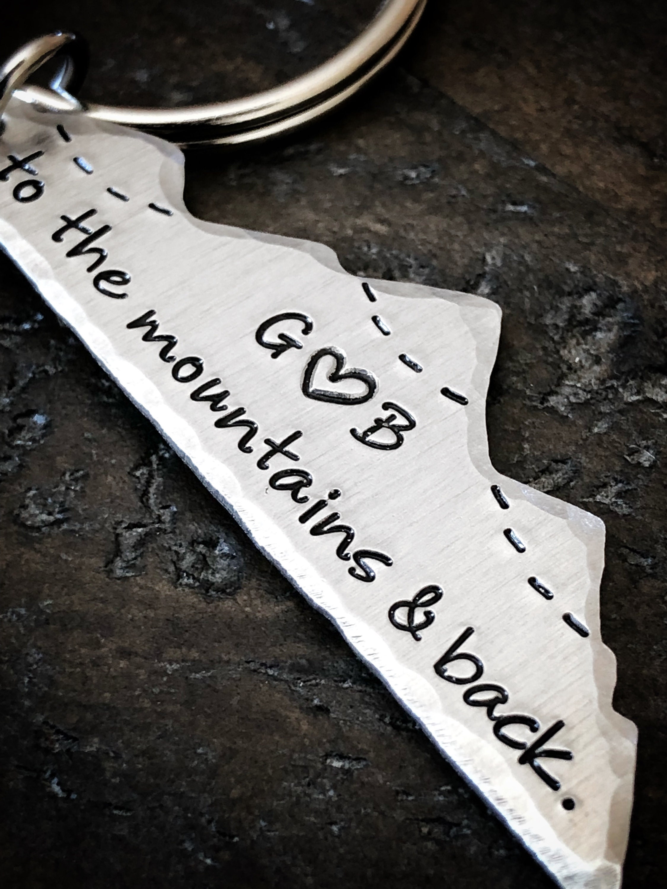 Mountain gift mountain keychain adventure keychain | Etsy