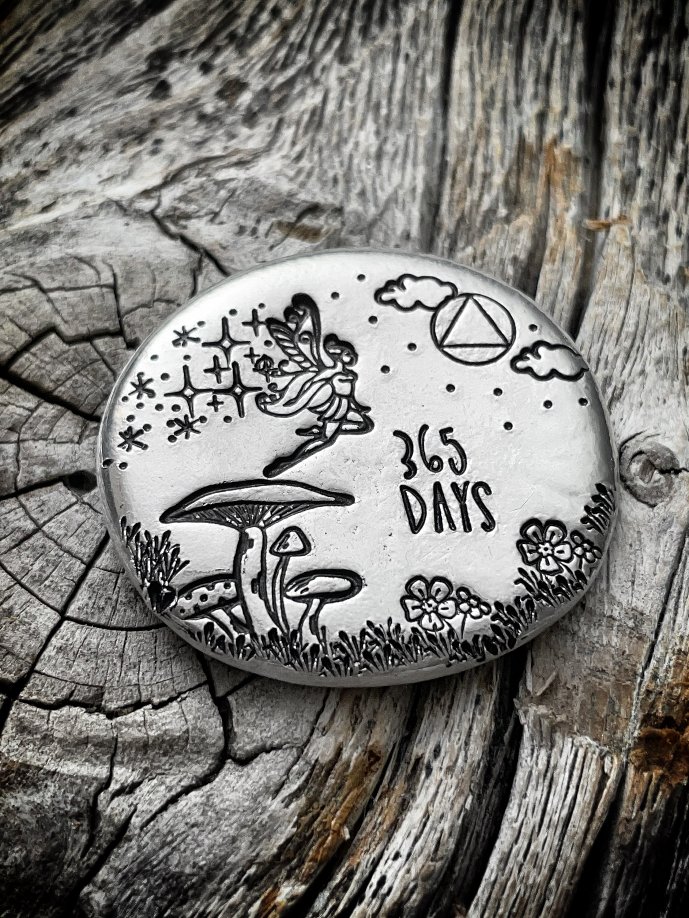 Fairy Fantasy Sobriety Coin Sobriety Token Alcoholic - Etsy