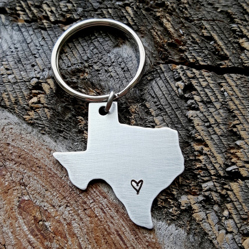 Texas Keychain - Etsy
