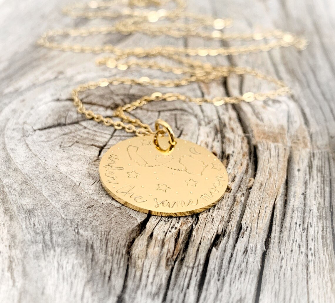 Long Distance Jewelry, State Jewelry, State Necklace, Under the Same ...