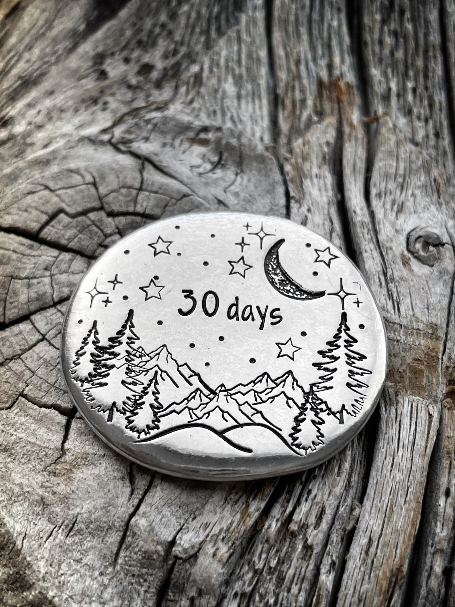 30 Days Sober 60 Days 90 Days Sobriety Token Sobriety Coin - Etsy