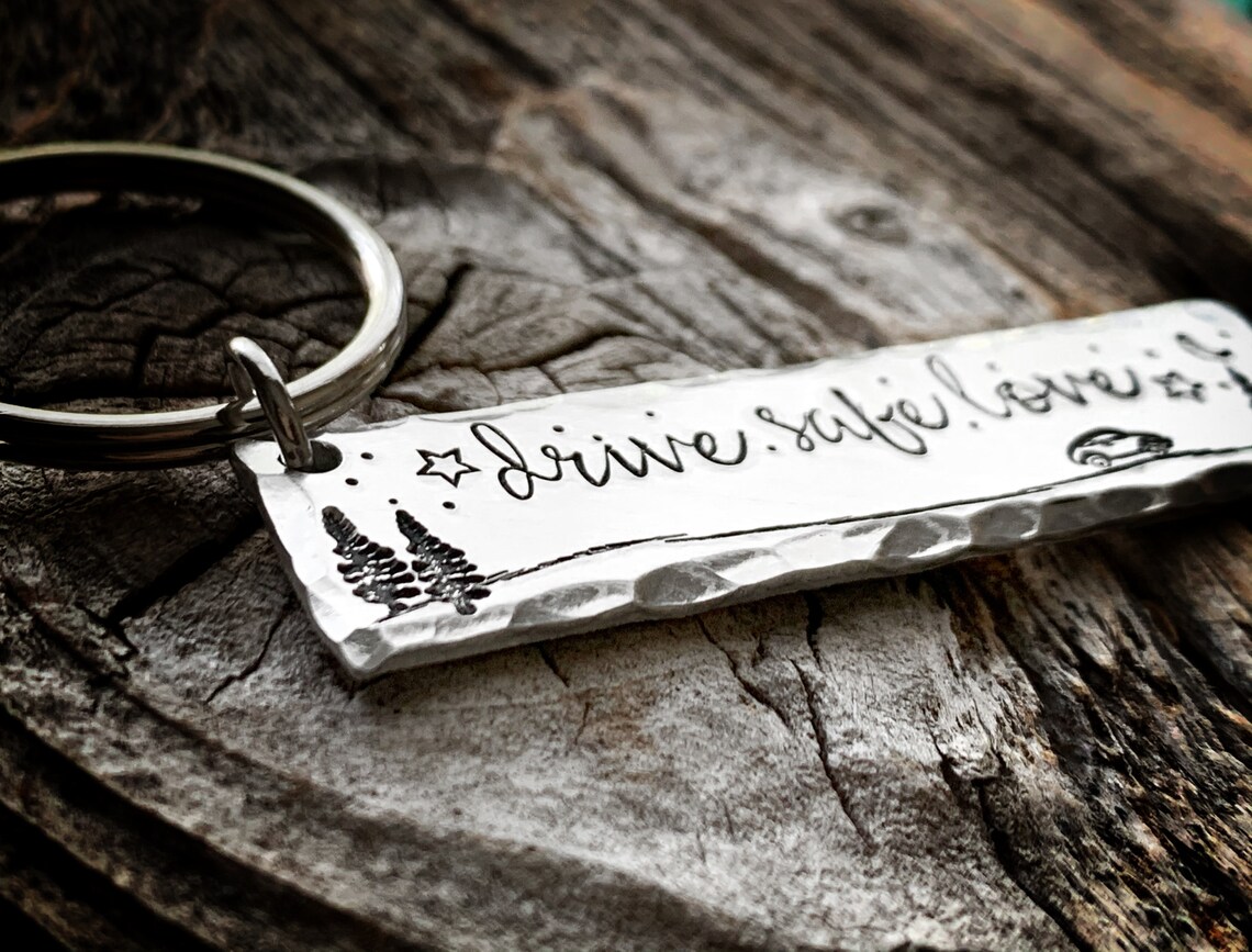 New Driver Gift New Driver Keychain Drive Safe Keychain Gift - Etsy
