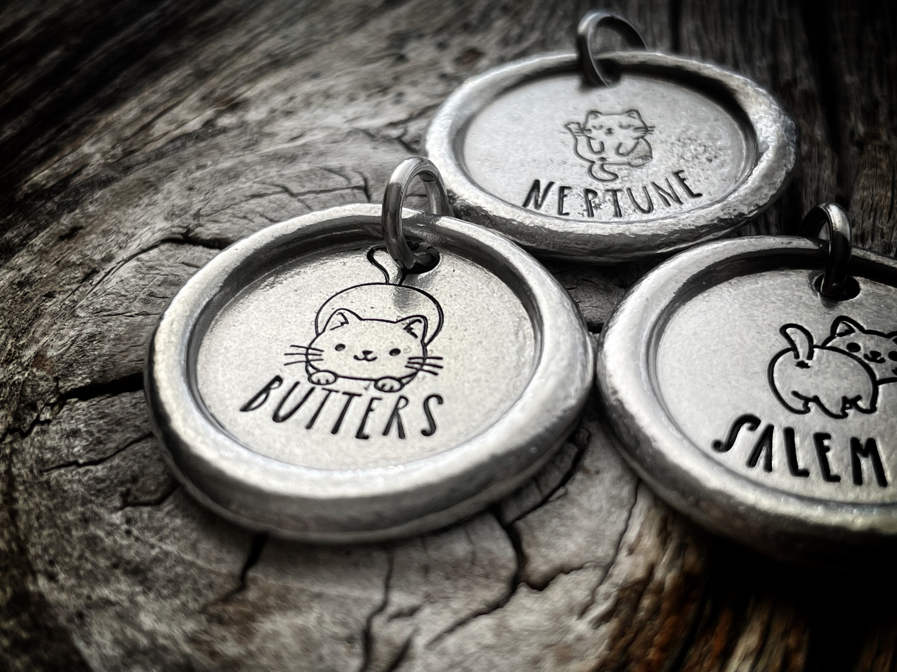 Lightweight Kitty Name Tag, Cute Cat Tag, Cat ID Tag, Kitty ID Tag ...